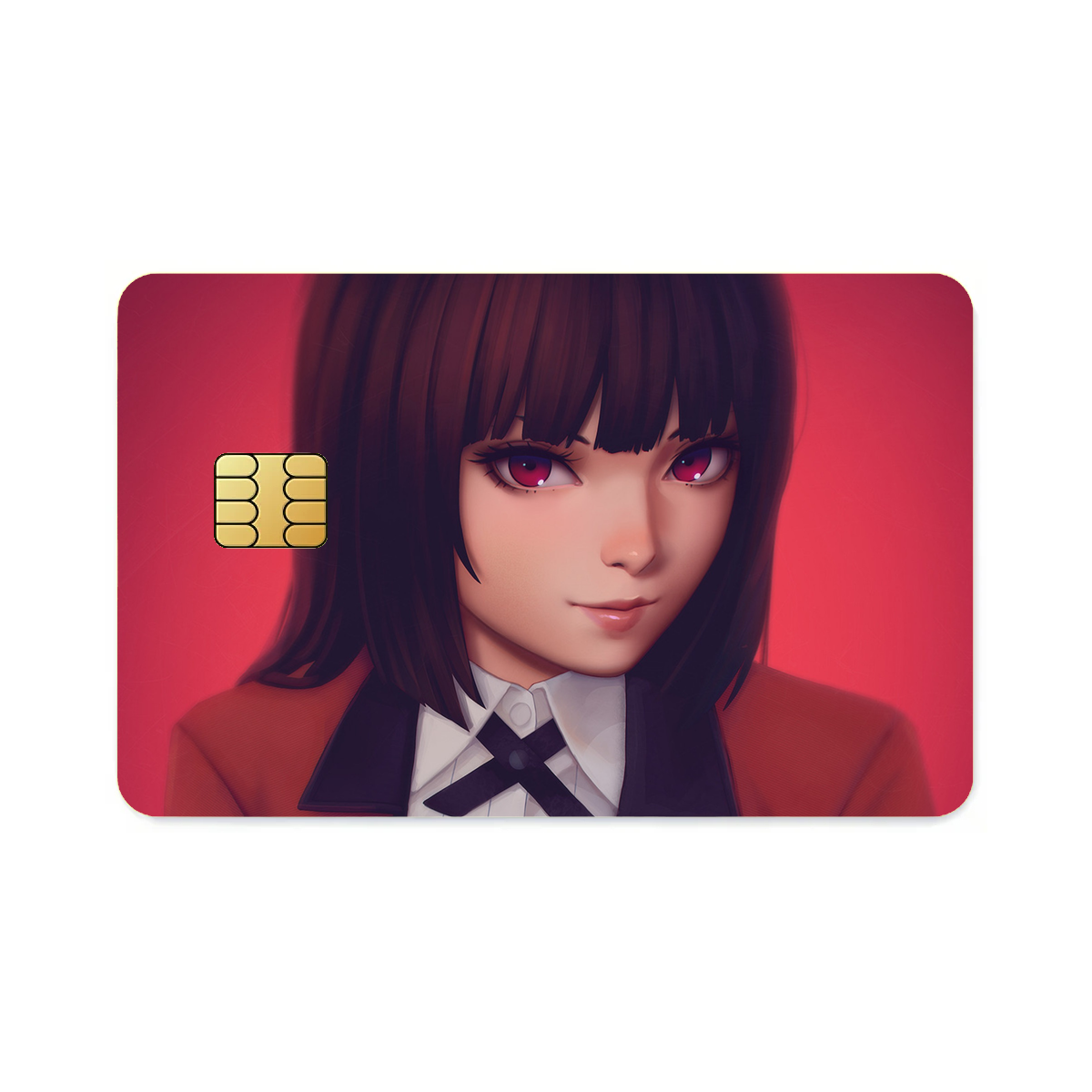 Kakegurui Yumeko Jabami Credit Card Skins (4-in-1 Pack)