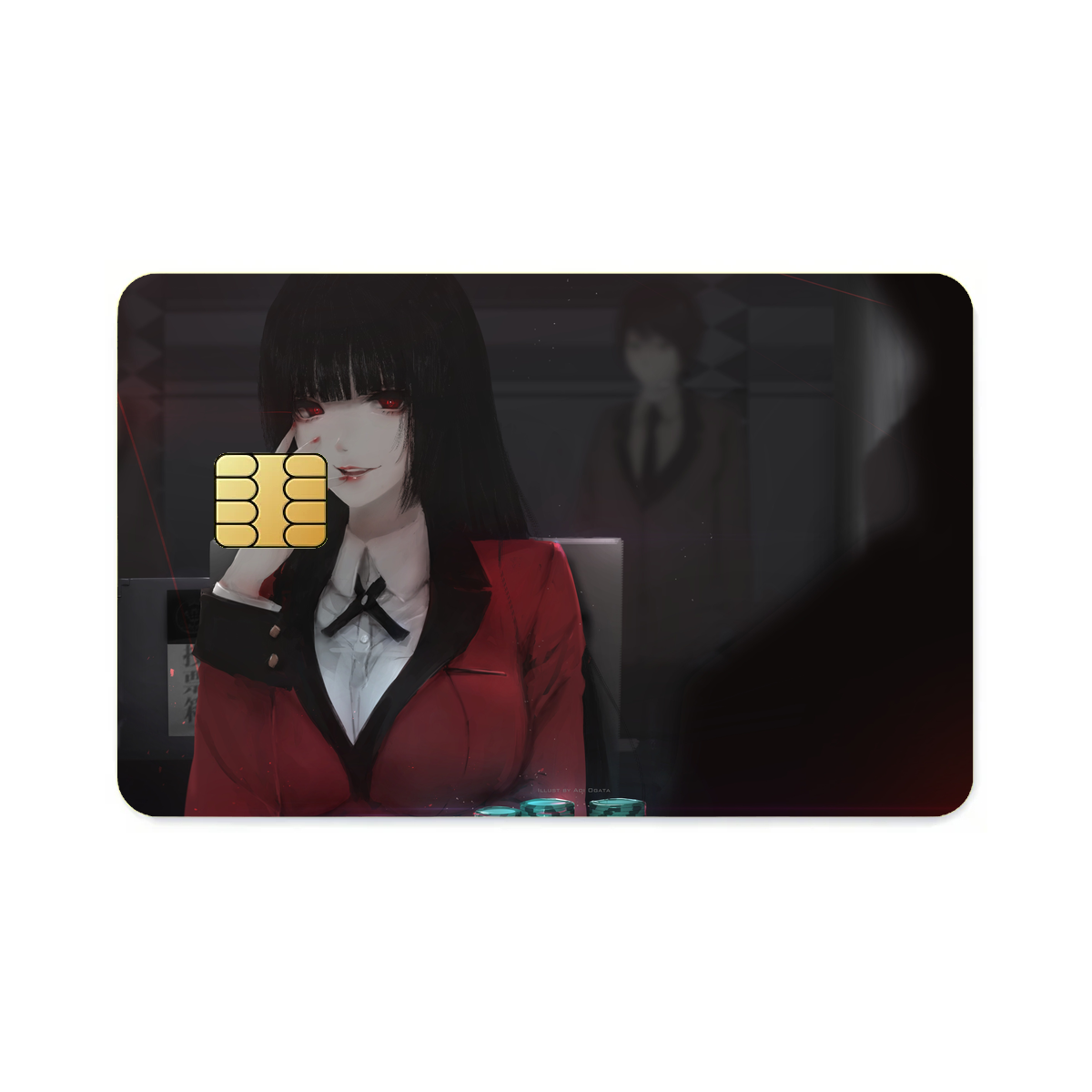 Kakegurui Yumeko Jabami Credit Card Skins (4-in-1 Pack)