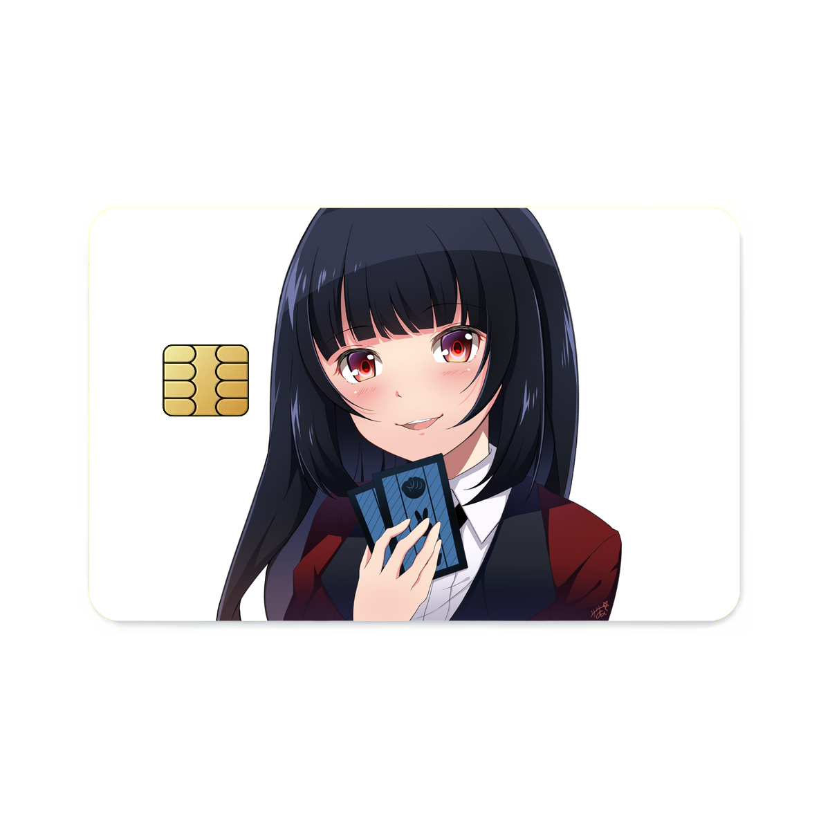 Kakegurui Yumeko Jabami Credit Card Skins (4-in-1 Pack)