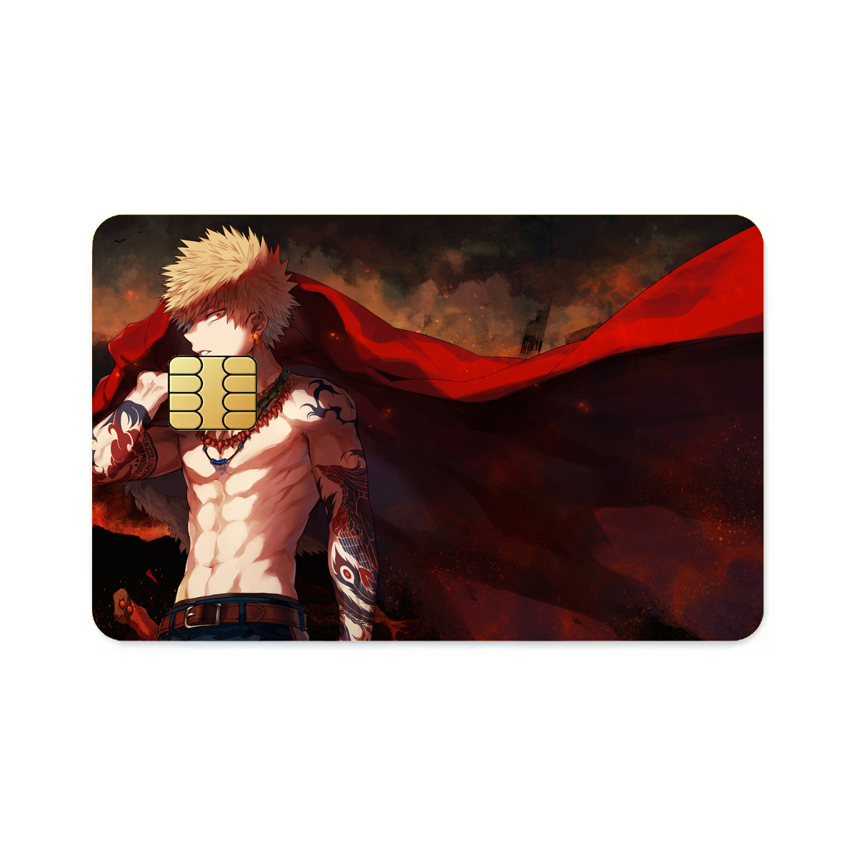 Katsuki Bakugo Credit Card Skins (4-in-1 Pack)