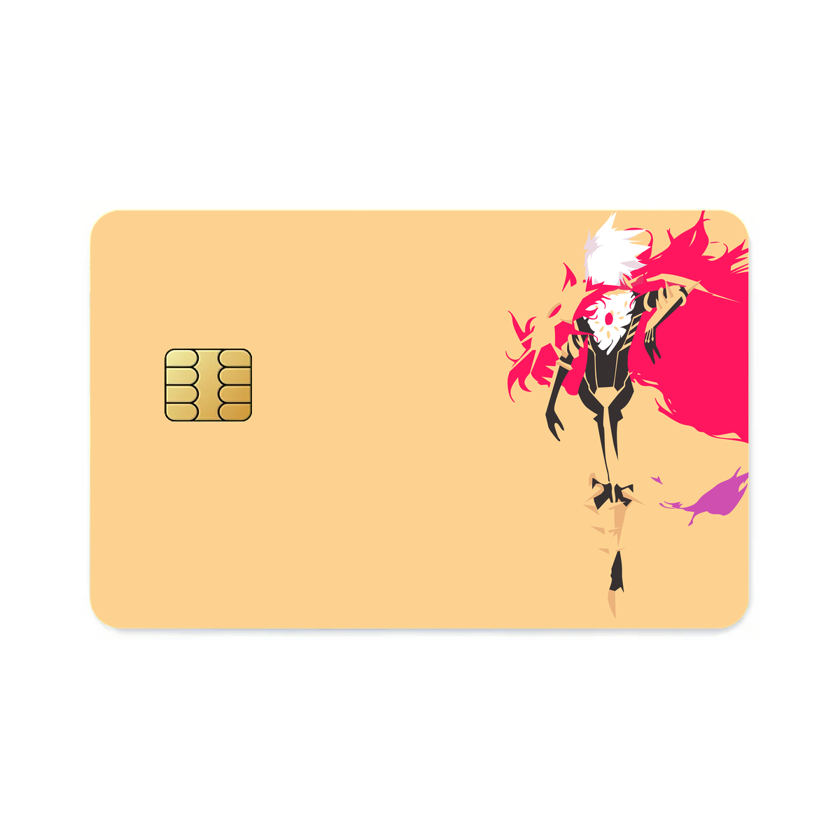 Lancer of red (Fate/Apocrypha) Minimalist Credit Card Skins (4-in-1 Pa