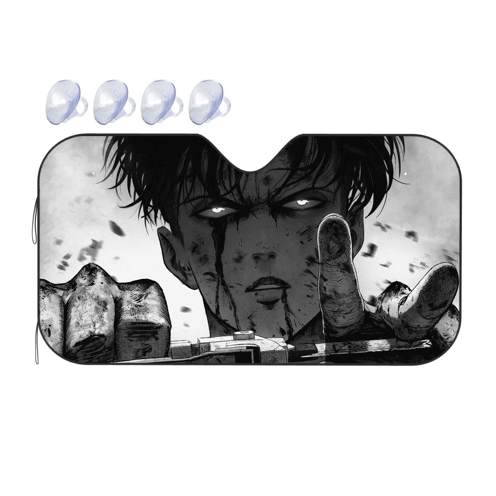 Levi Ackerman Car Sunshade