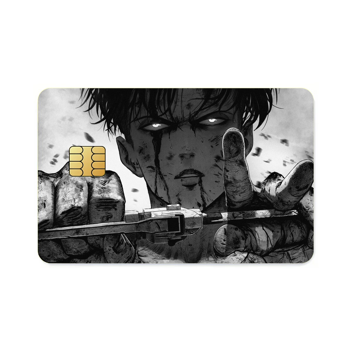 Levi Ackerman Credit Card Skins (4-in-1 Pack)