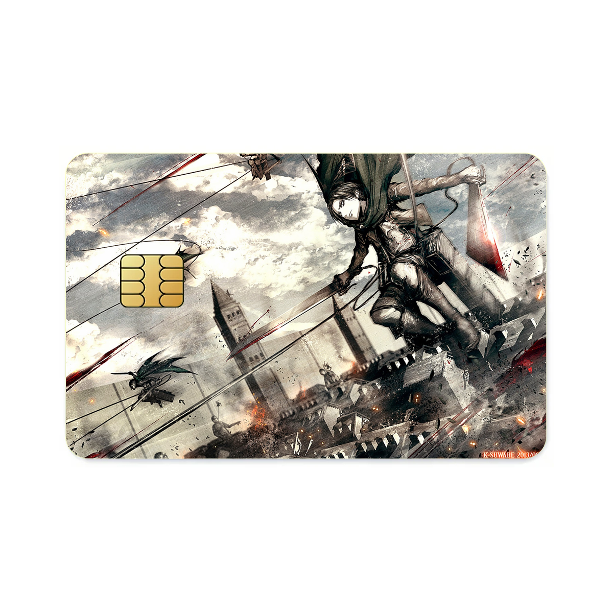 Levi Ackerman Credit Card Skins (4-in-1 Pack)