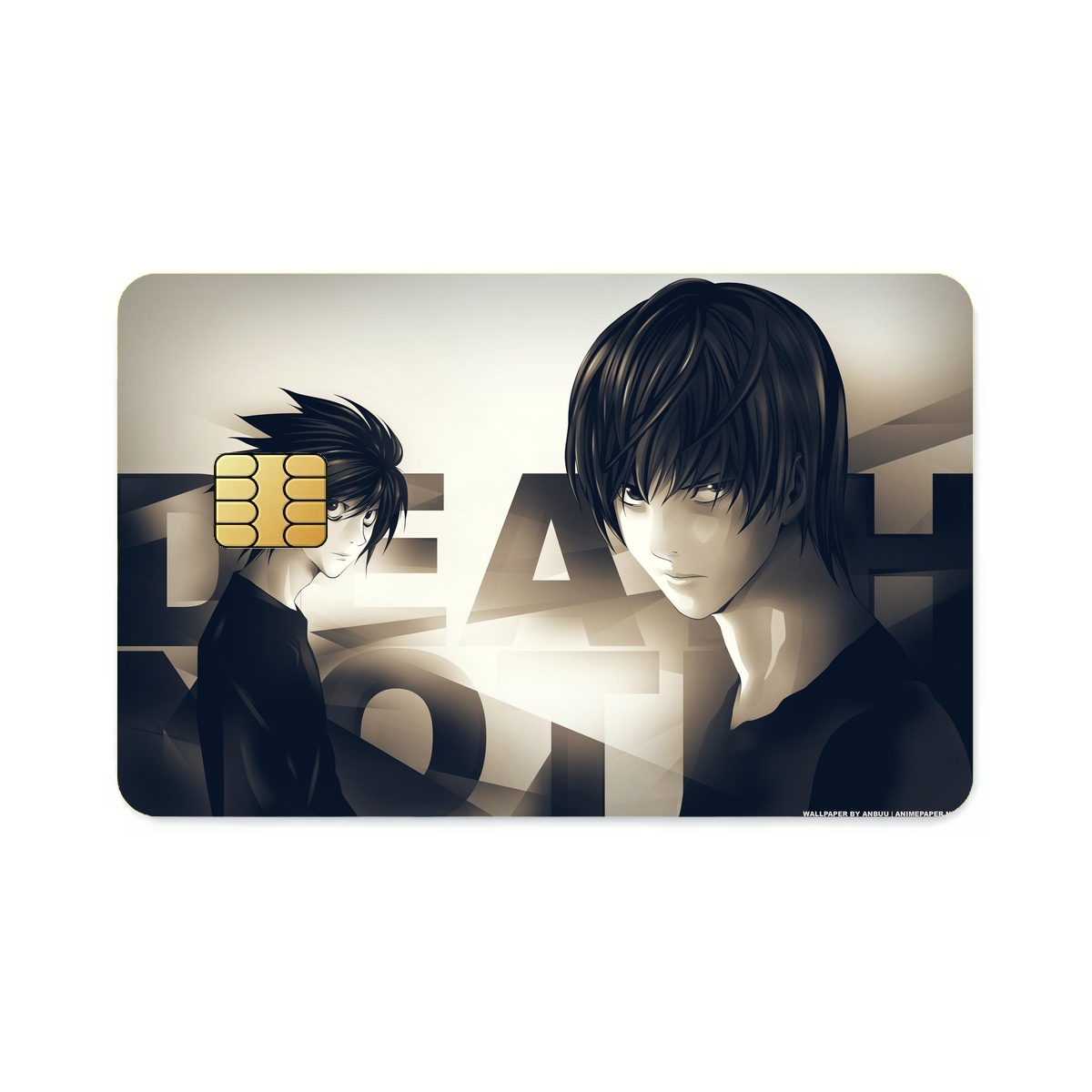 Light Yagami and L (Death Note) Credit Card Skins (4-in-1 Pack)