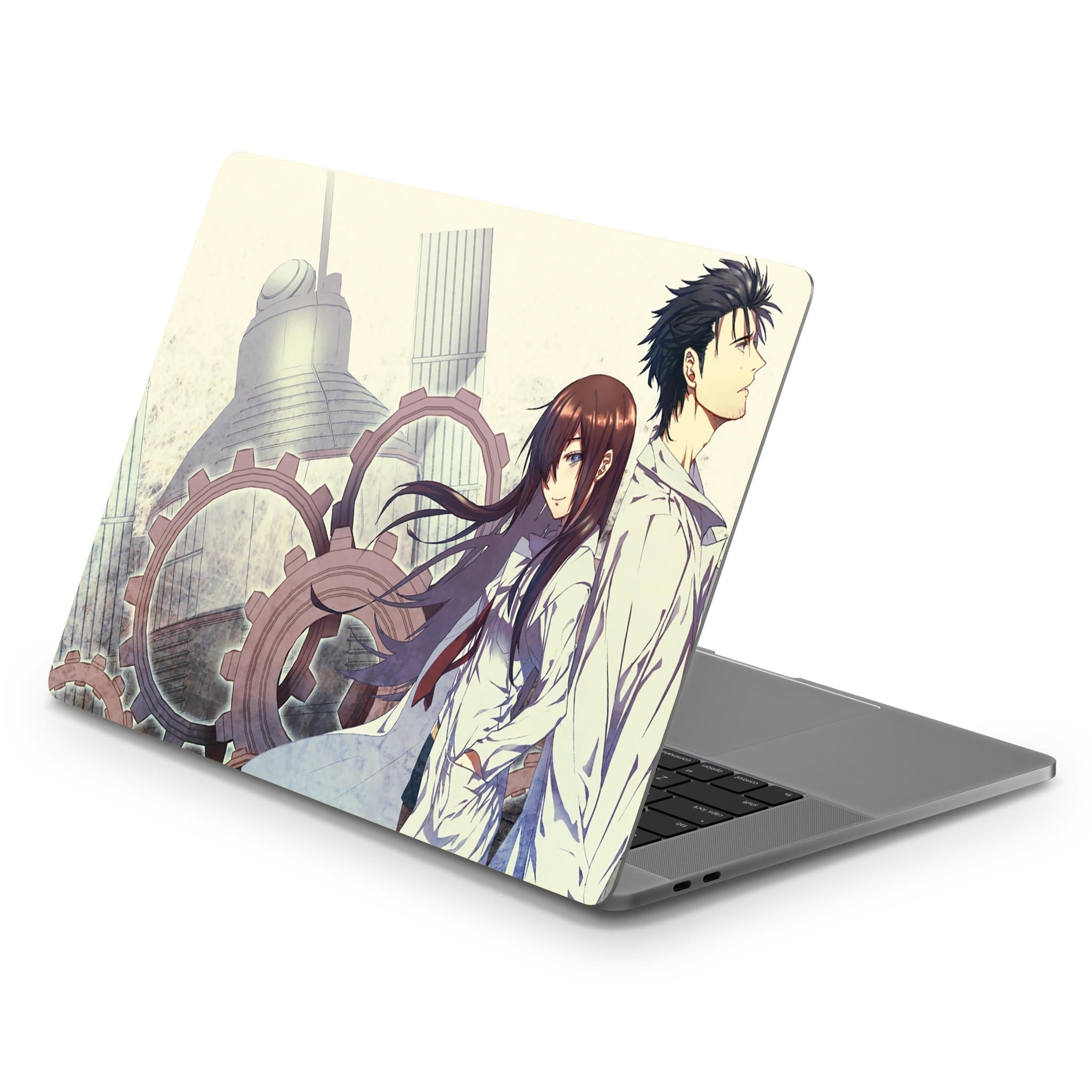 Makise Kurisu & Rintarou Kyouma Macbook Skin