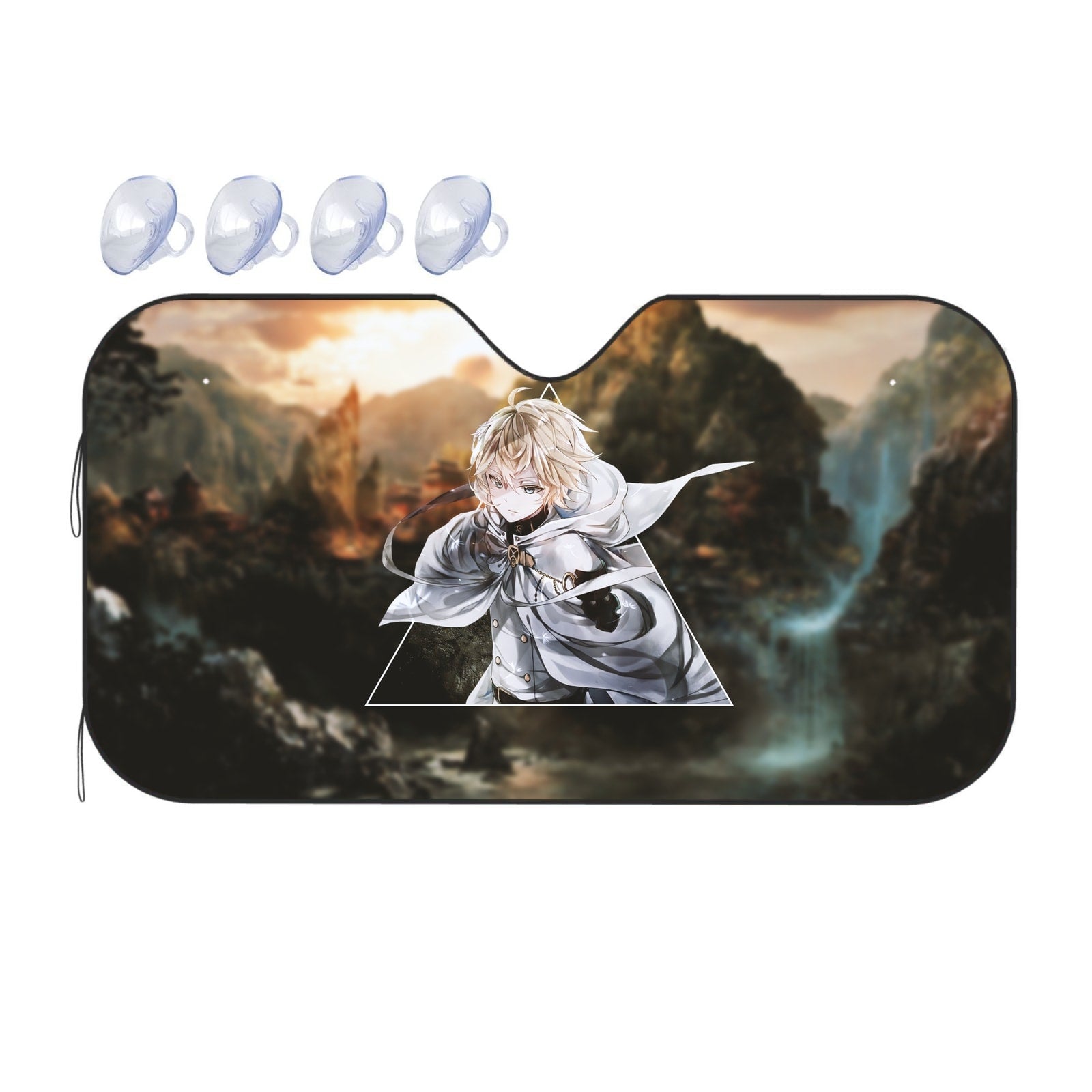 Mikaela Hyakuya Car Sunshade