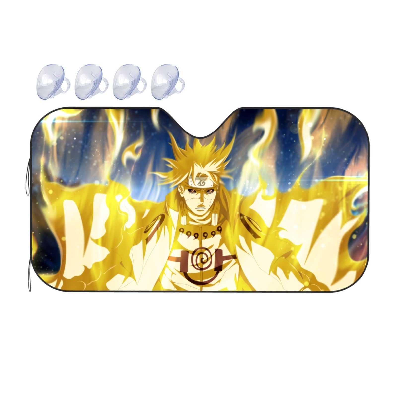 Minato Namikaze edo tensei Car Sunshade
