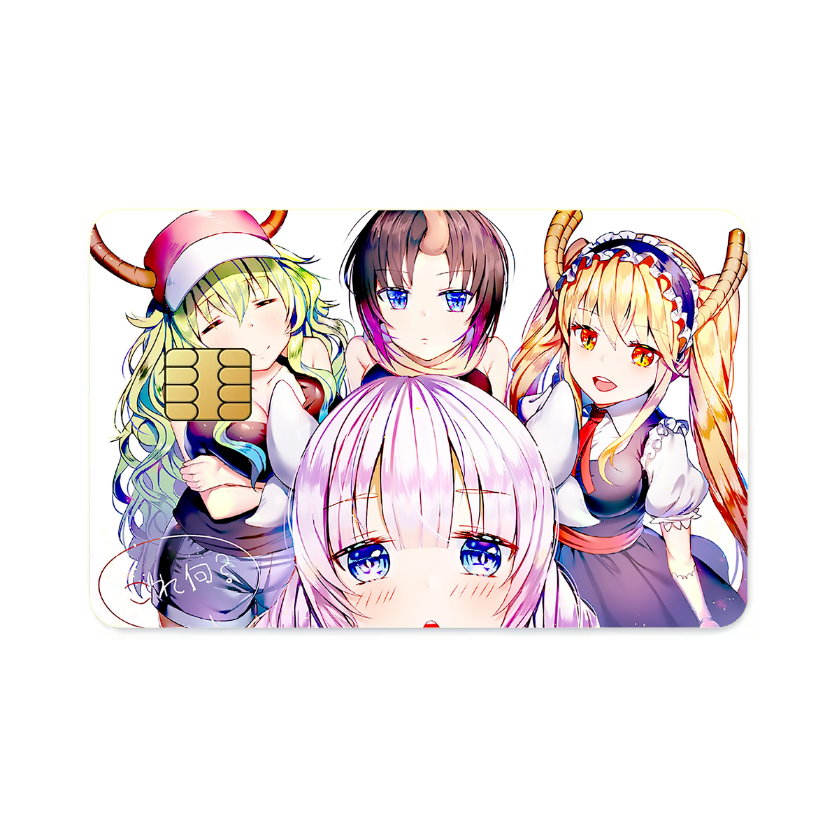 Miss Kobayashi's Dragon Maid Credit Card Skins (4-in-1 Pack)