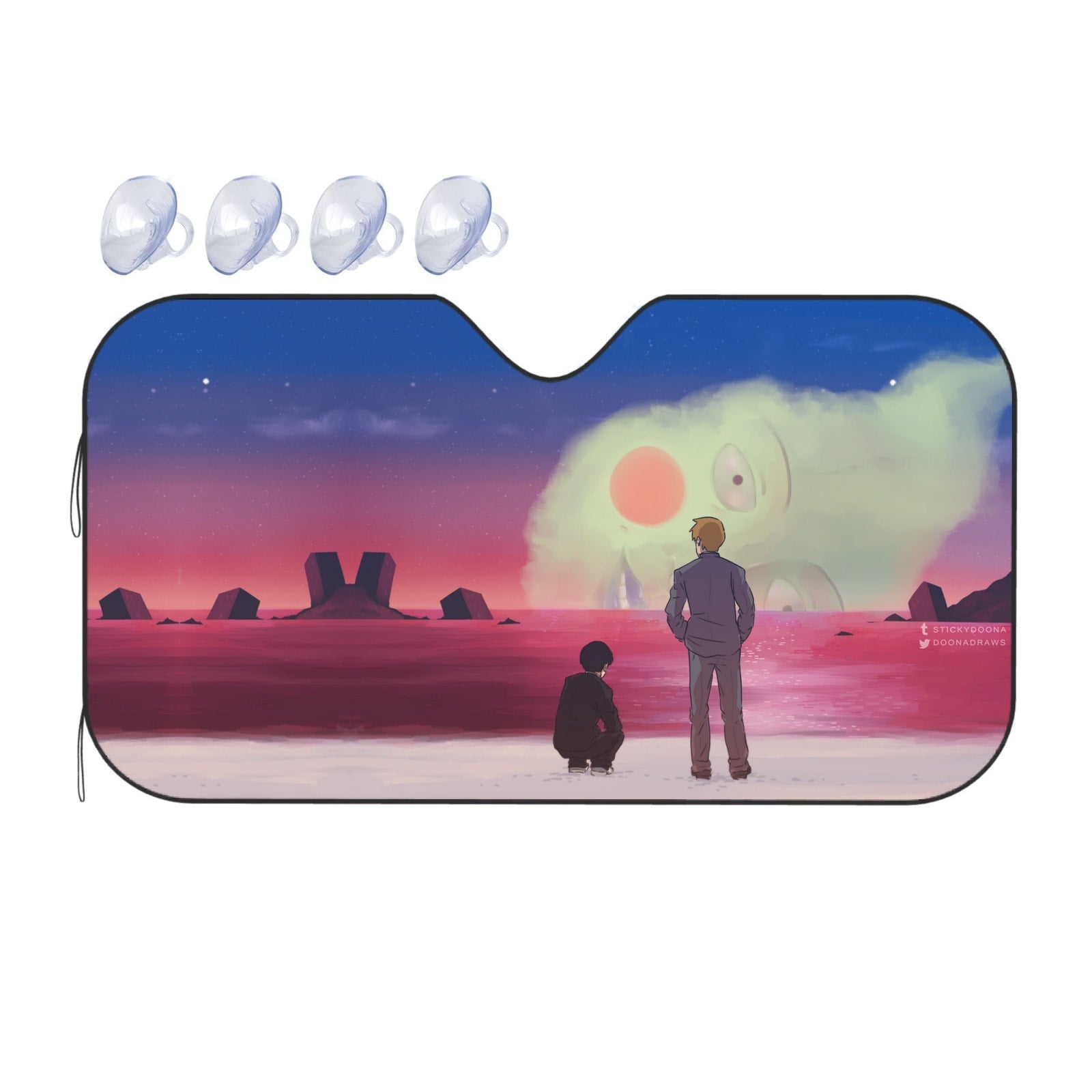 Mob Psycho 100 Shigeo Kageyama Car Sunshade