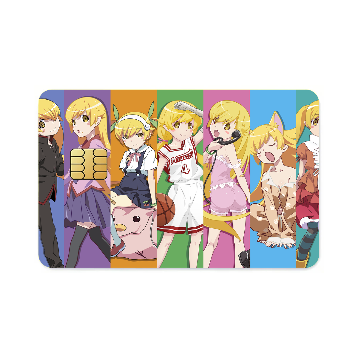 Monogatari (Series) Credit Card Skins (4-in-1 Pack)