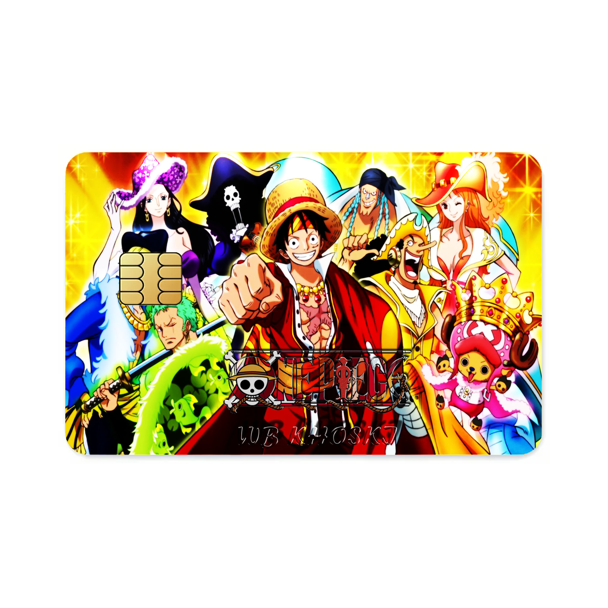 Mugiwara Crew by WB KHOSKI Credit Card Skins (4-in-1 Pack)