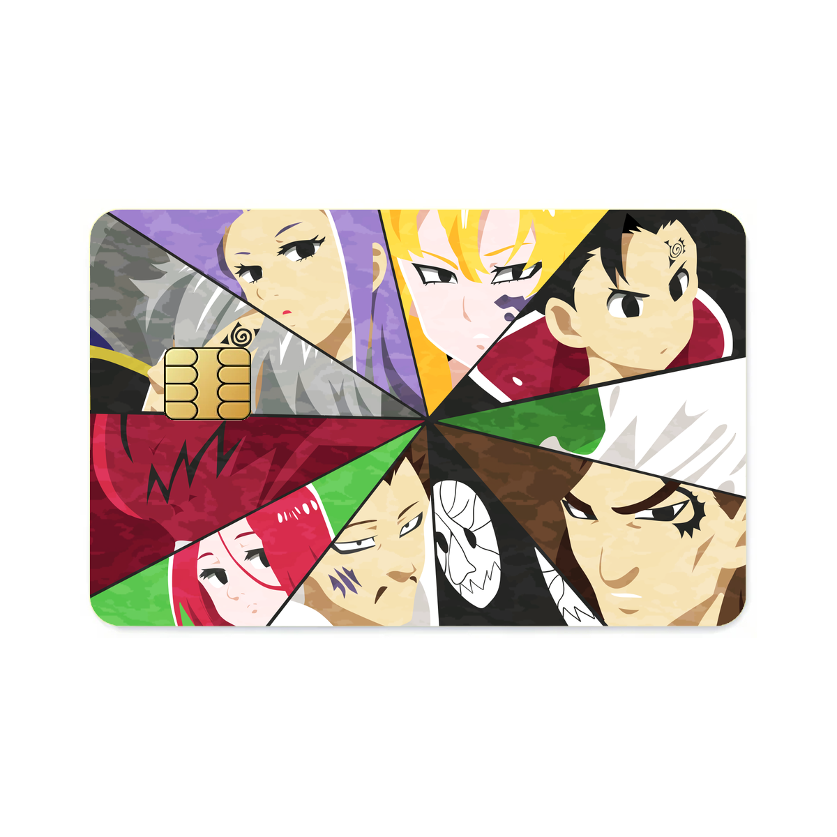 Nanatsu no Taizai - The Ten Commandments Credit Card Skins (4-in-1 Pac