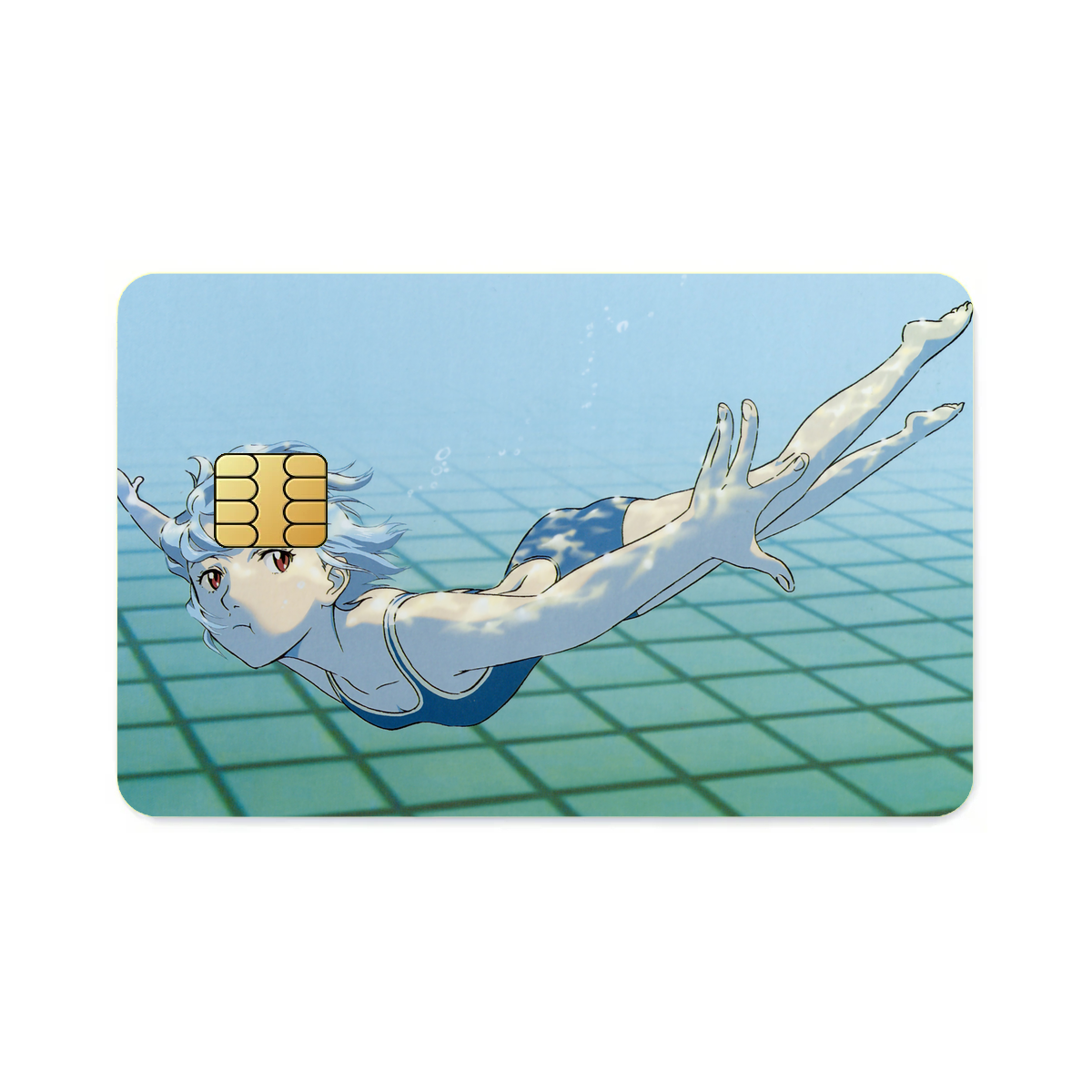 Neon Genesis Evangelion Rei Ayanami Credit Card Skins (4-in-1 Pack)