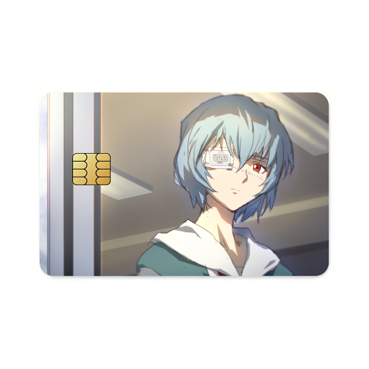 Neon Genesis Evangelion Rei Ayanami Credit Card Skins (4-in-1 Pack)
