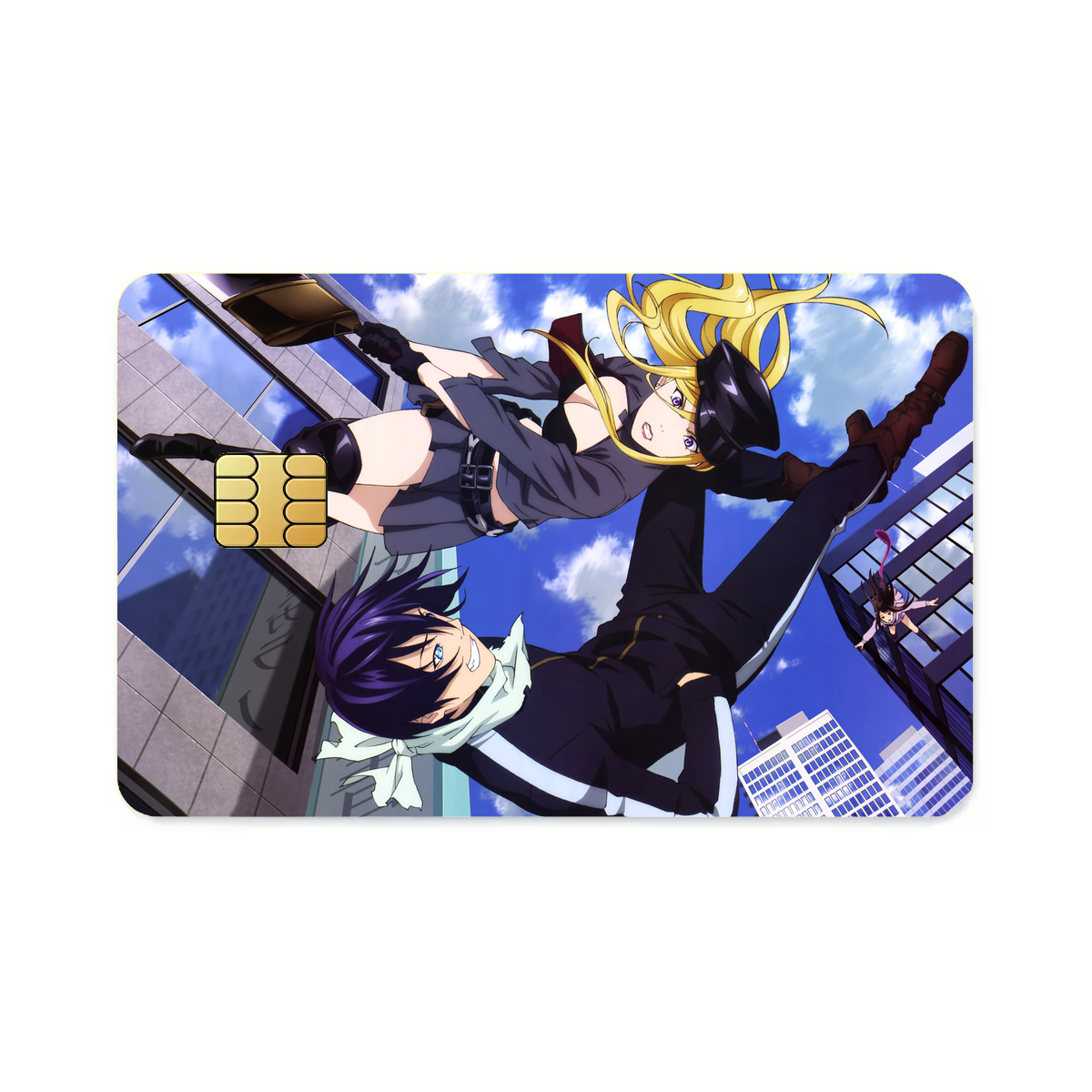 Noragami Yato, Hiyori Iki, Bishamonten, Noragami Credit Card Skins (4-