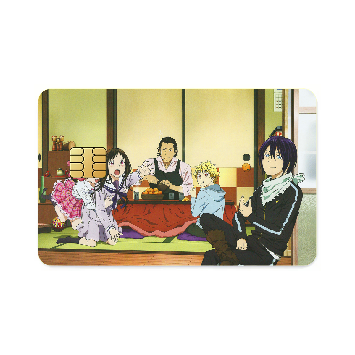 Noragami Yato, Yukine, Hiyori Iki, Kofuku Ebisu, Daikoku Credit Card S