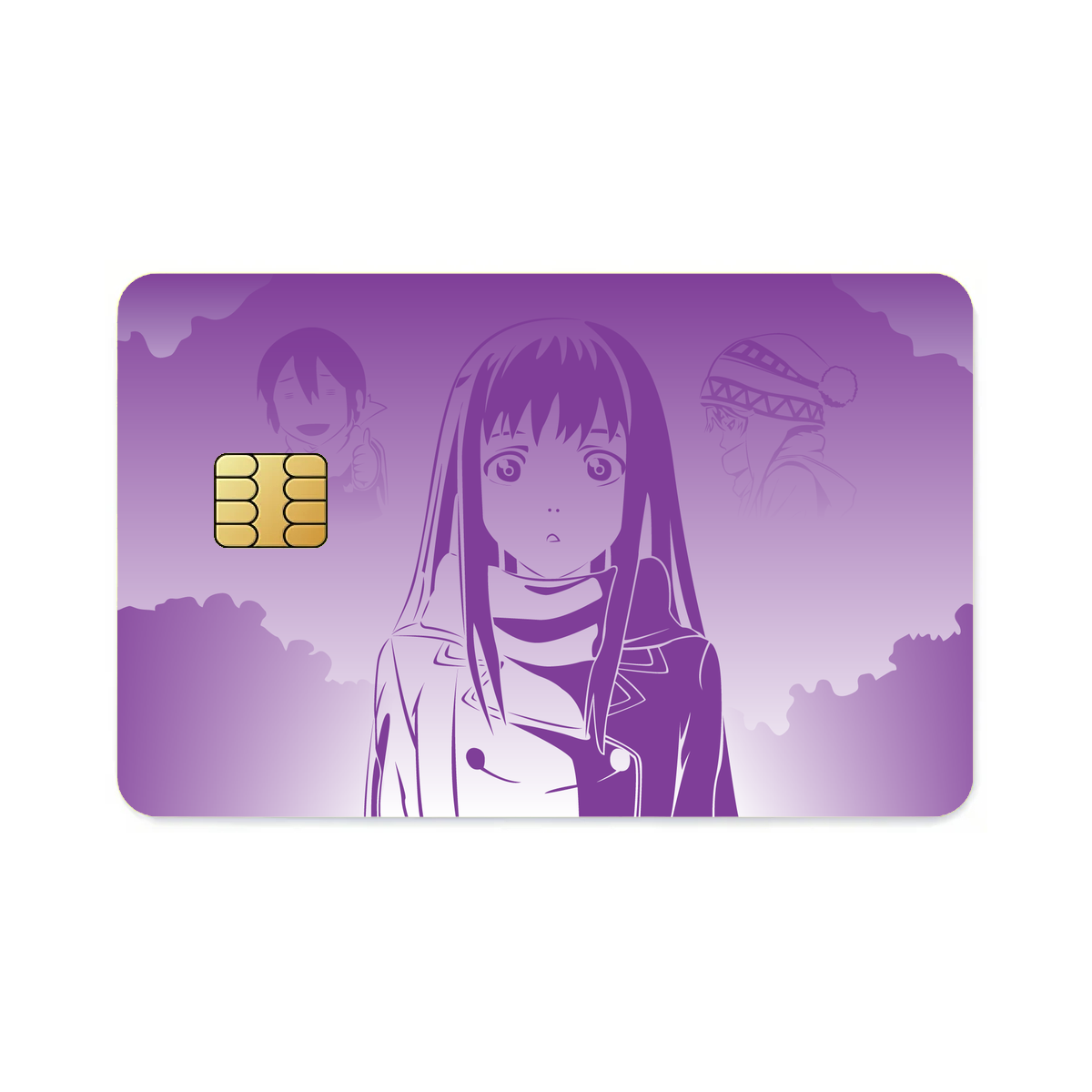 Noragami Yato, Yukine, Hiyori Iki, Noragami Credit Card Skins (4-in-1