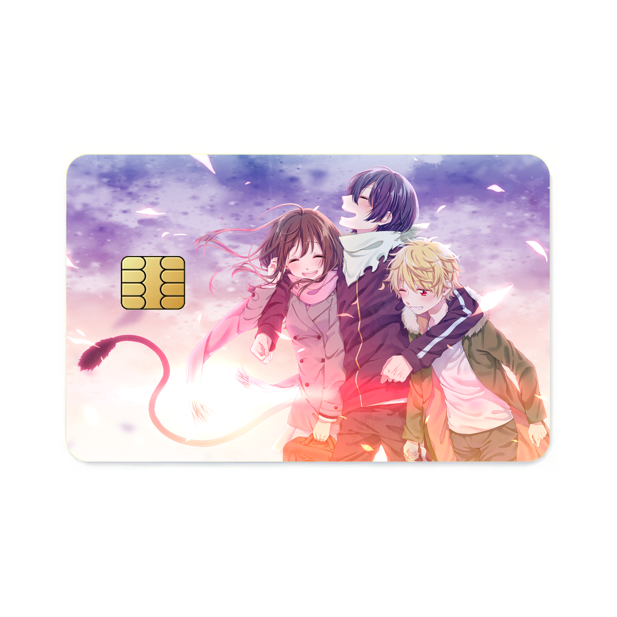 Noragami Yato, Yukine, Hiyori Iki, Noragami Credit Card Skins (4-in-1