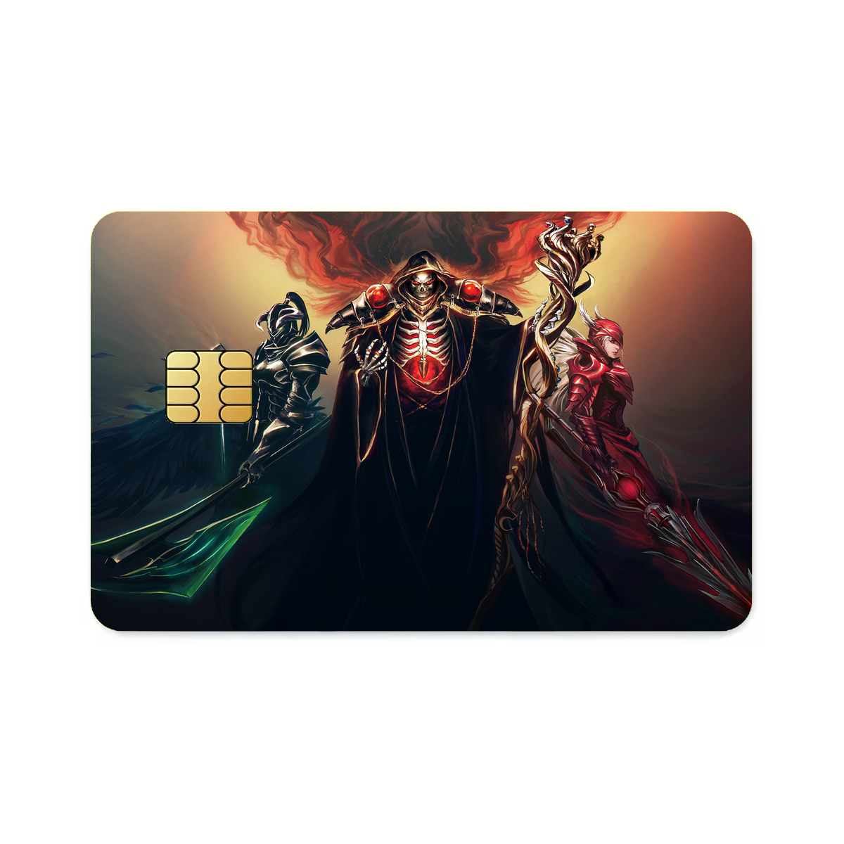 Overlord Albedo, Shalltear Bloodfallen Credit Card Skins (4-in-1 Pack)