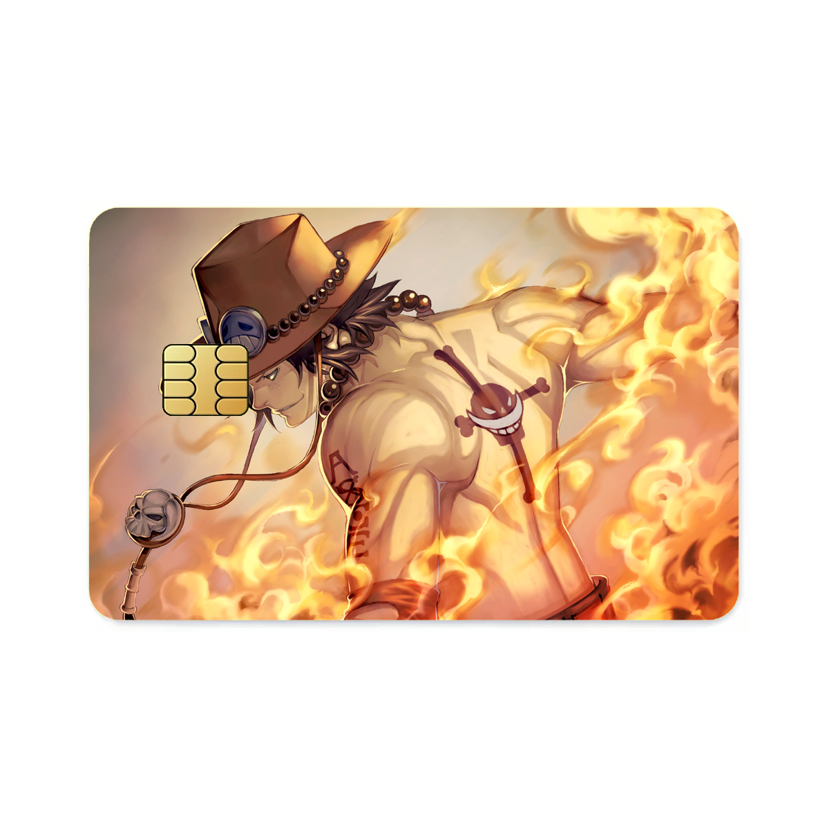 Portgas D. Ace Credit Card Skins (4-in-1 Pack)