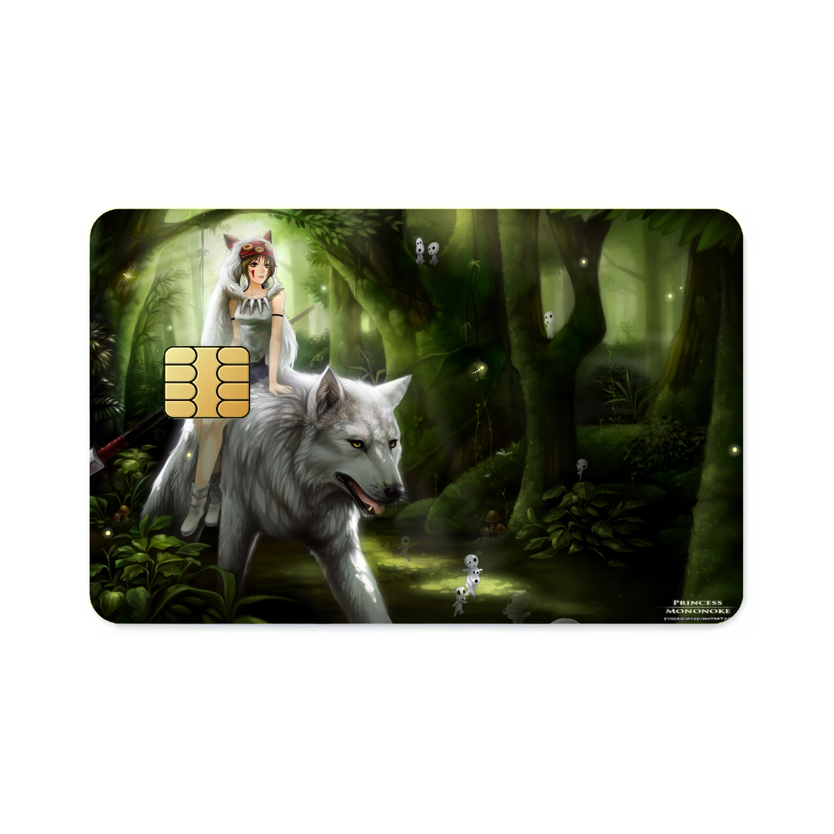 Princess Mononoke Credit Card Skins (4-in-1 Pack)