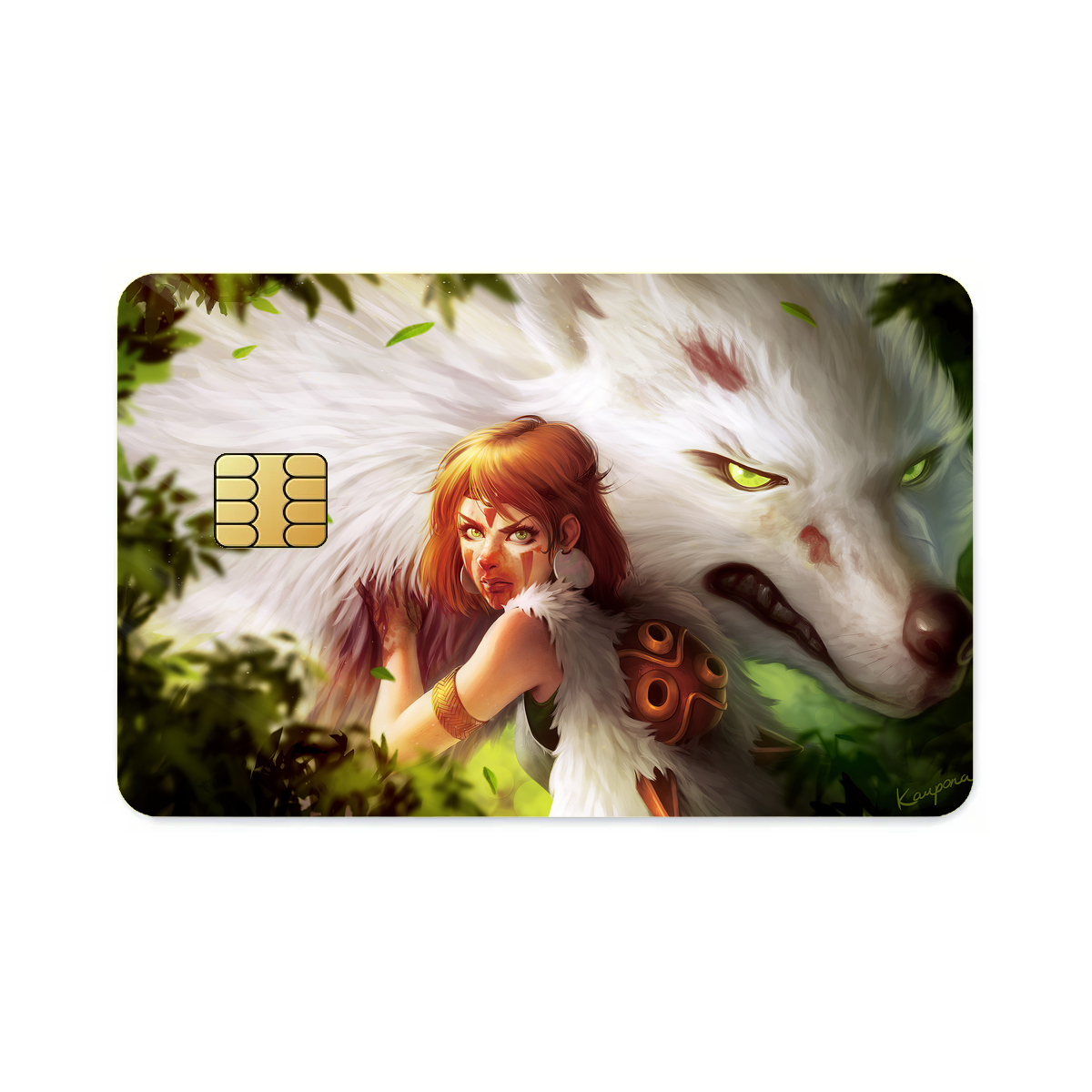 Princess Mononoke Credit Card Skins (4-in-1 Pack)