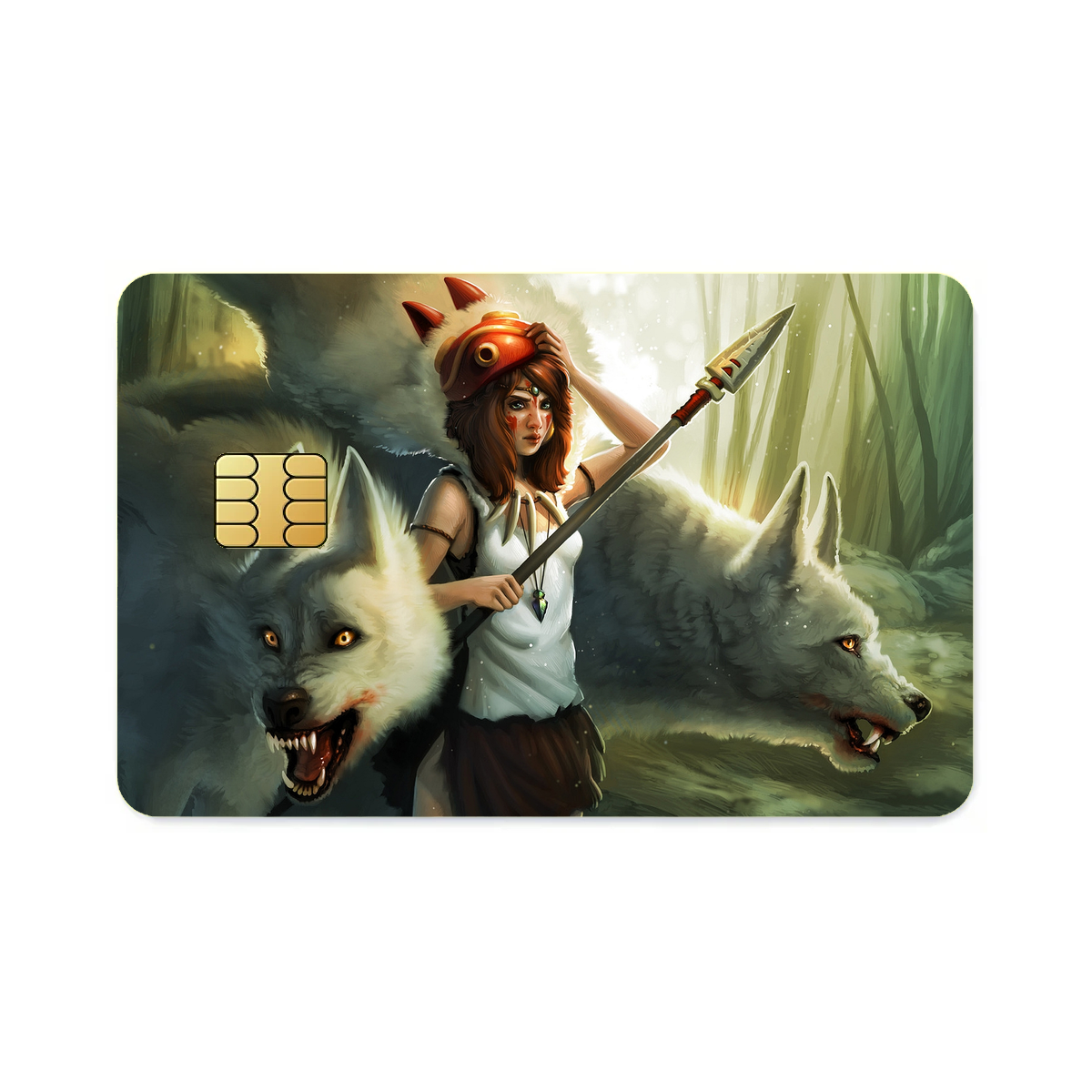 Princess Mononoke Credit Card Skins (4-in-1 Pack)