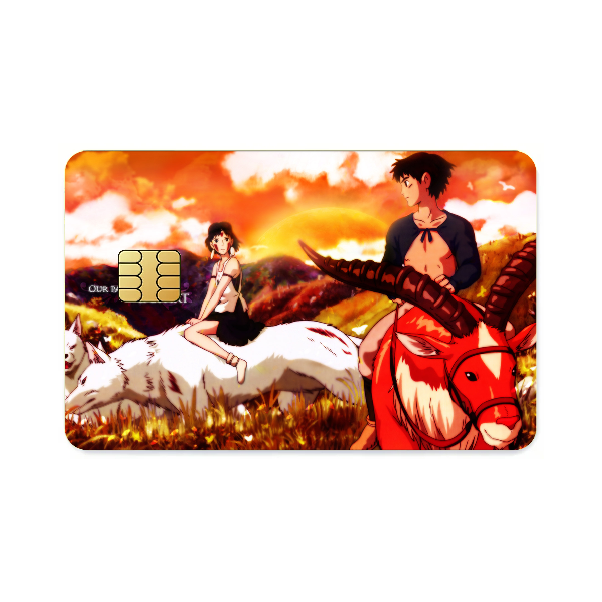 Princess Mononoke Credit Card Skins (4-in-1 Pack)