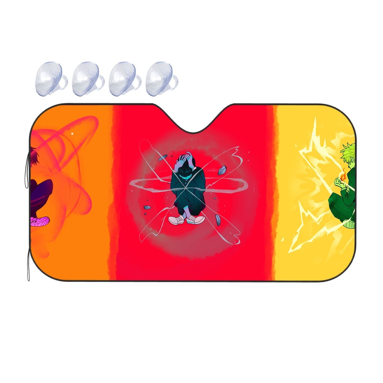 Psychic Triptych Car Sunshade