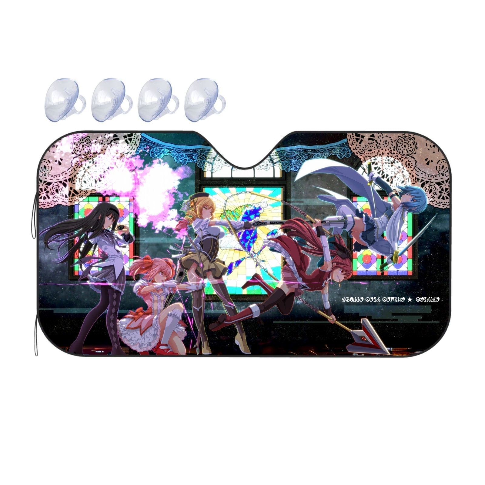 Puella Magi Madoka Magica Car Sunshade