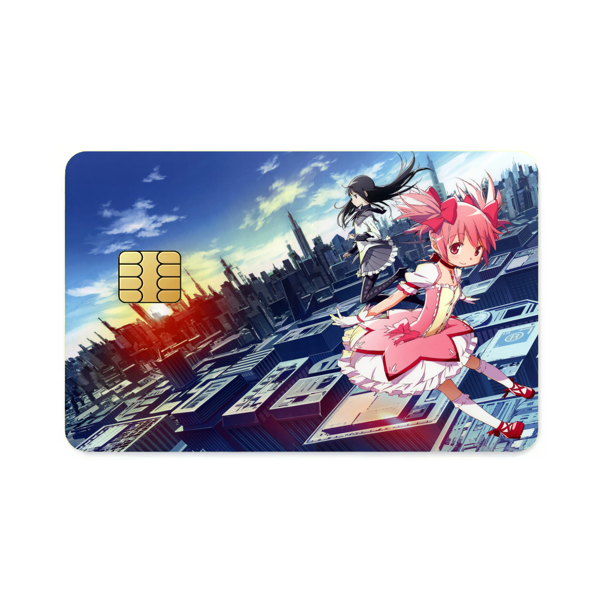 Puella Magi Madoka Magica Homura Akemi, Madoka Kaname Credit Card Skin