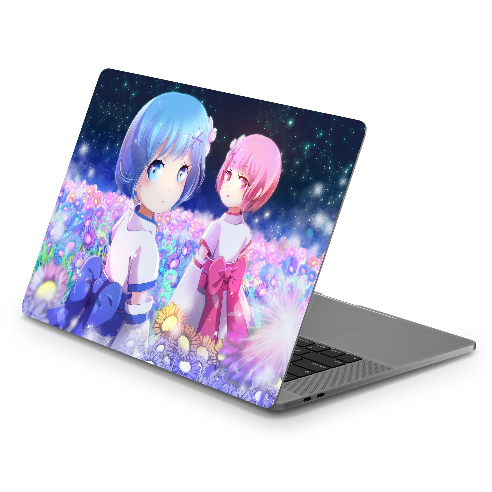 Ram&Rem夜 Macbook Skin
