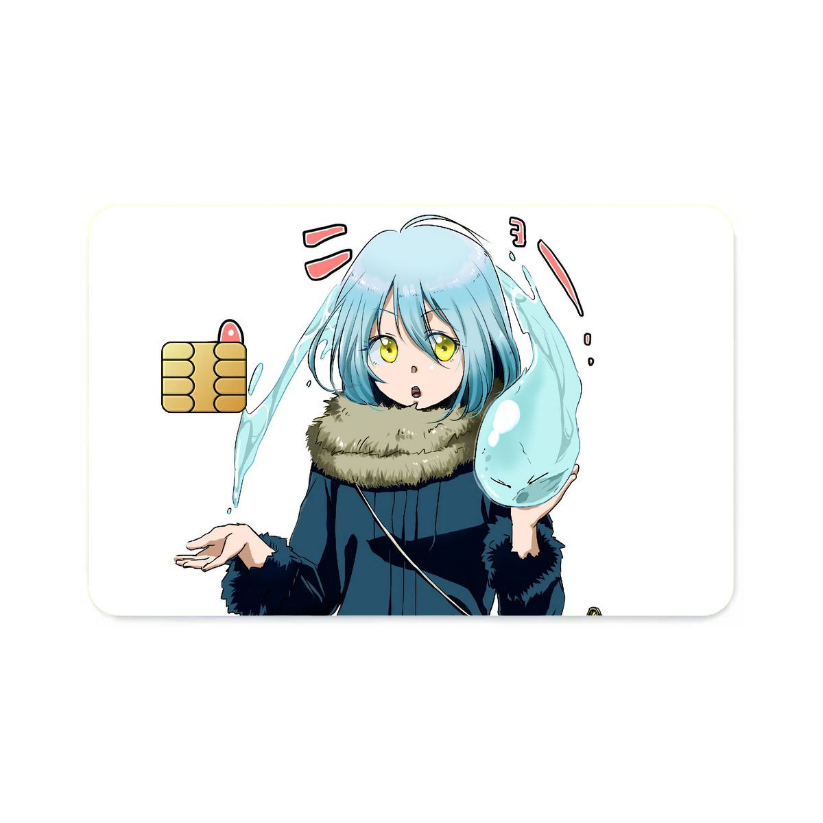 Rimuru Tempest in human form play with slime form Credit Card Skins (4