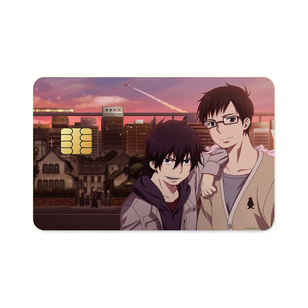 Rin,Yukio and Shiro Credit Card Skins (4-in-1 Pack)