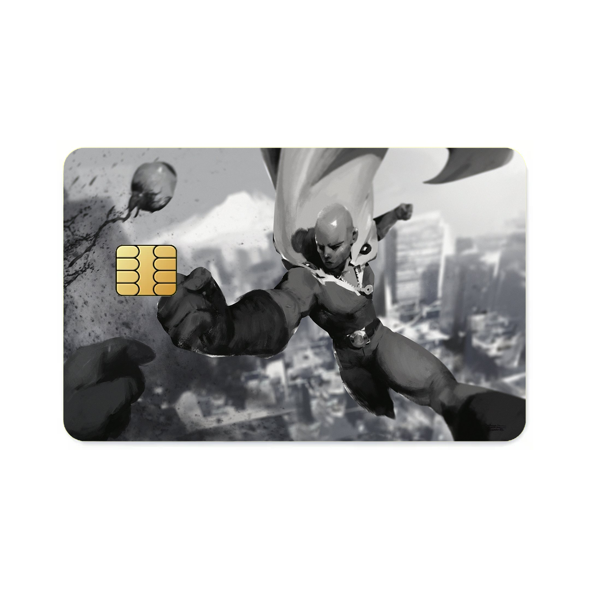 Saitama Credit Card Skins (4-in-1 Pack)