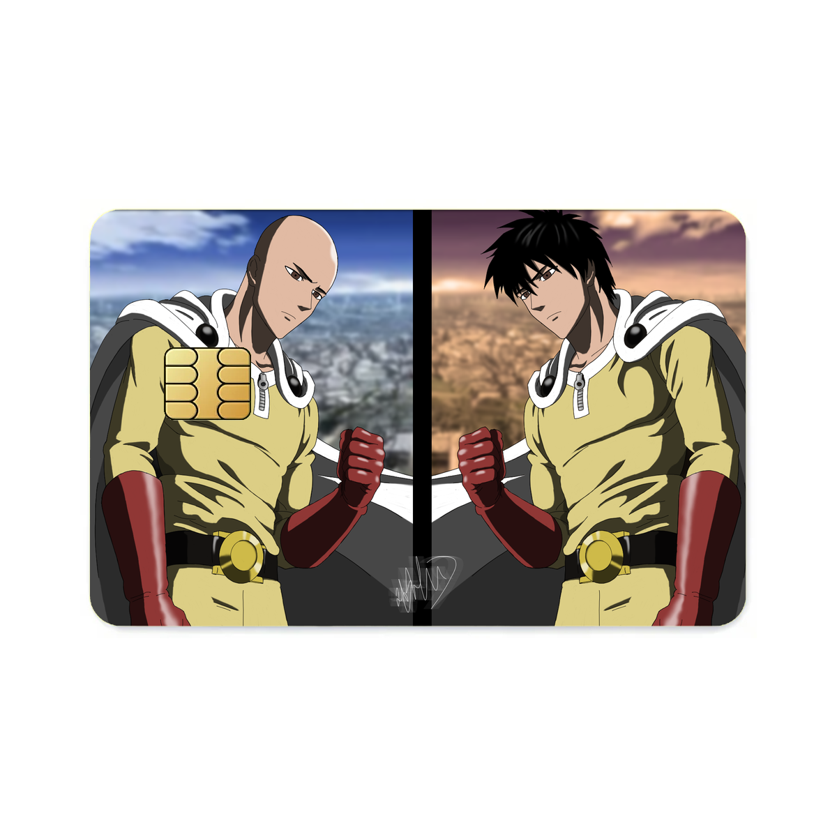 Saitama Credit Card Skins (4-in-1 Pack)