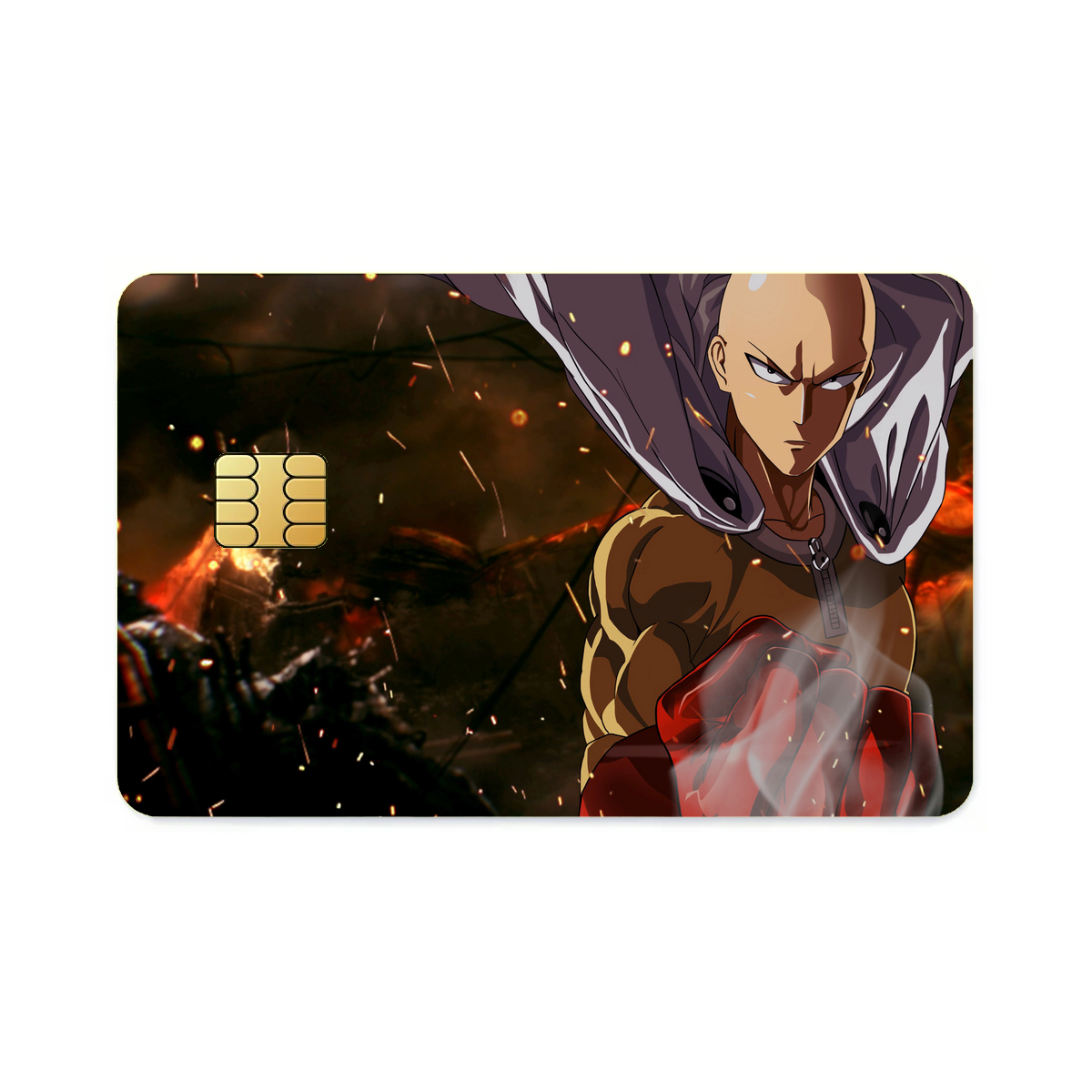 Saitama Credit Card Skins (4-in-1 Pack)