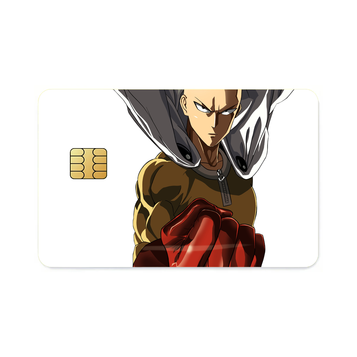 Saitama Render Credit Card Skins (4-in-1 Pack)
