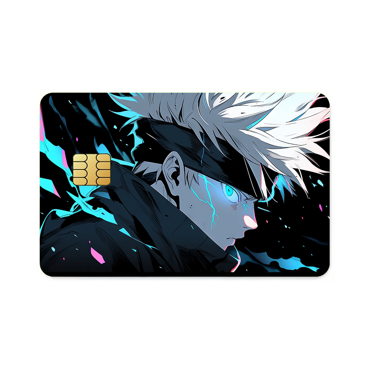 Satoru Gojo Acid Blue Eyes Credit Card Skins (4-in-1 Pack)