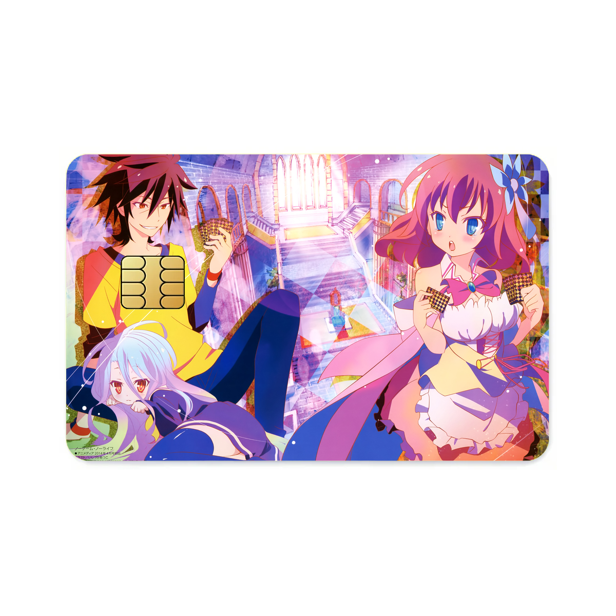Shiro,Sora and Stephanie Credit Card Skins (4-in-1 Pack)