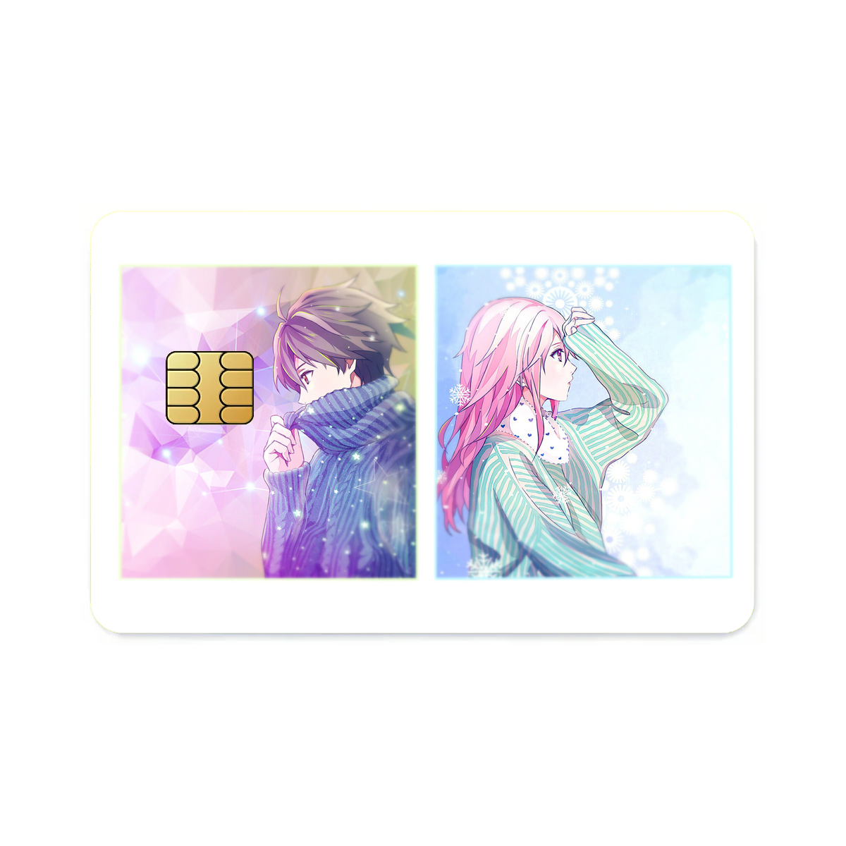 Shu Ouma, Inori Yuzuriha Credit Card Skins (4-in-1 Pack)