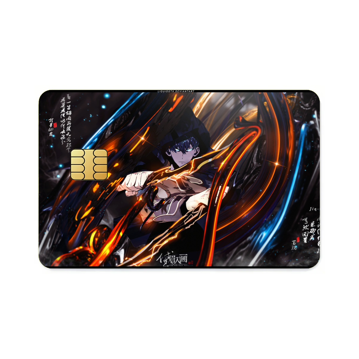 Solo Leveling Credit Card Skins (4-in-1 Pack)