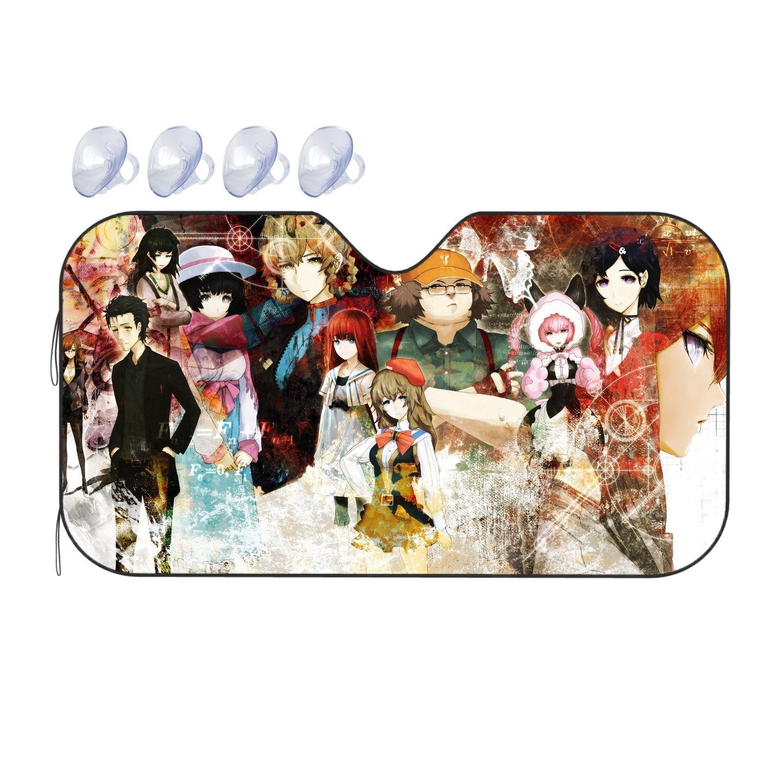 Steins Gate; Lab Members Car Sunshade