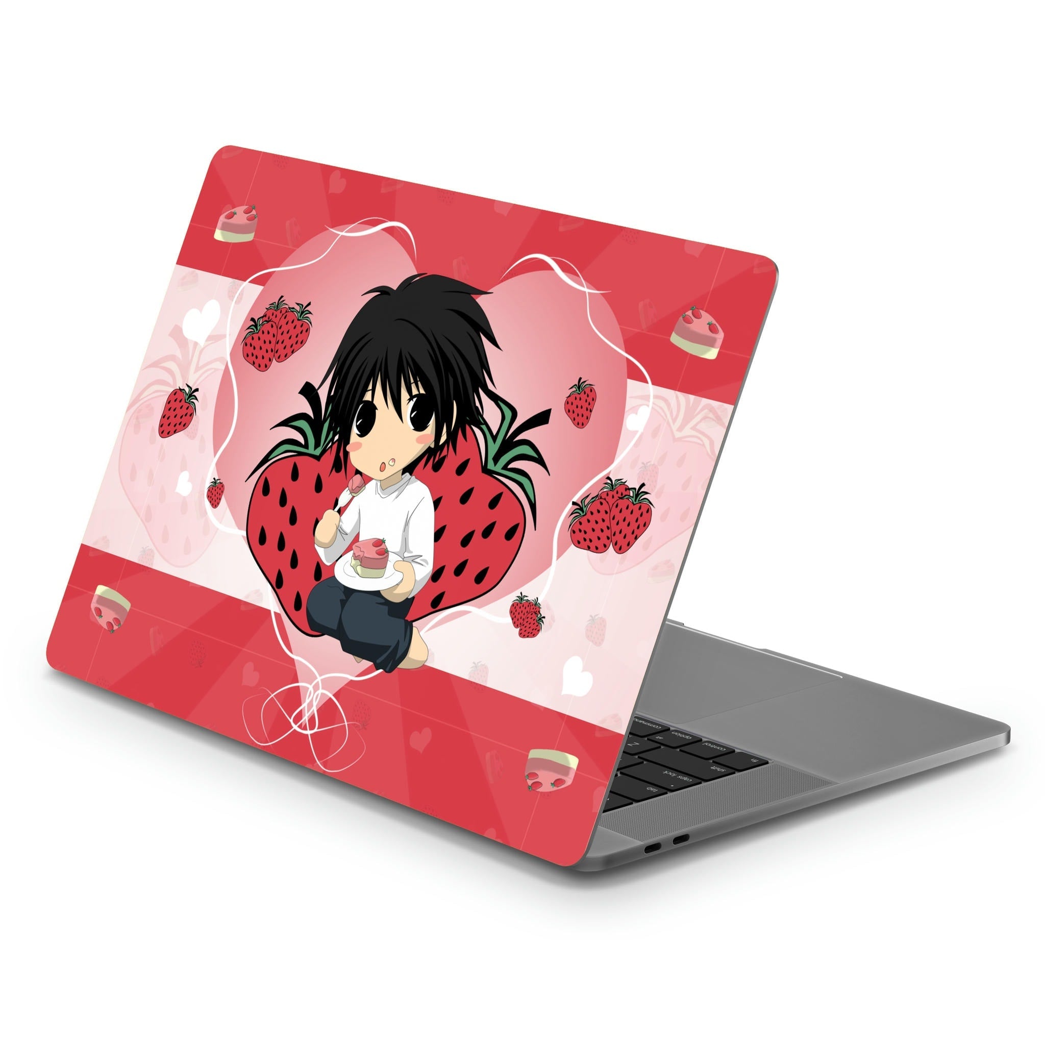 strawberries Macbook Skin