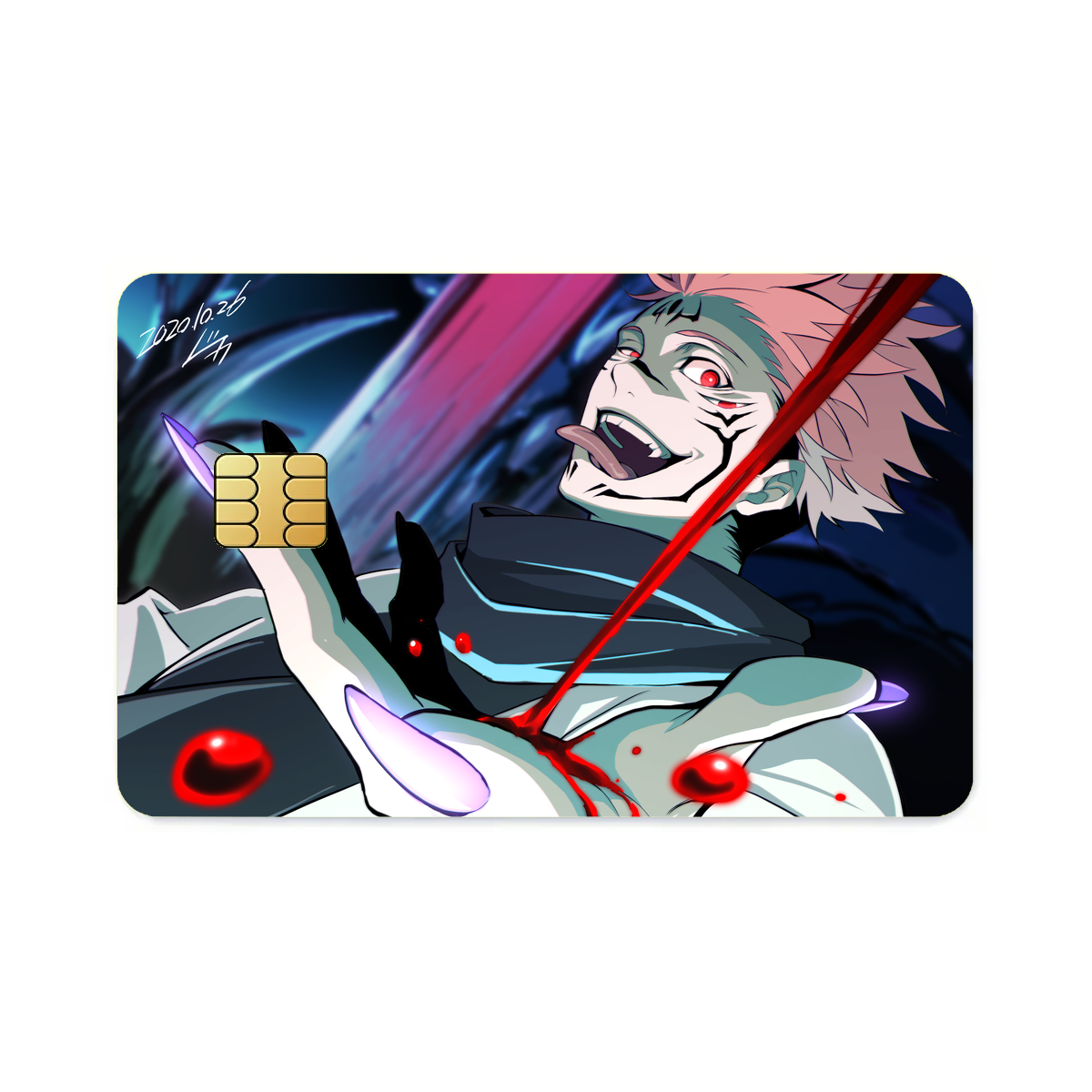 Sukuna Credit Card Skins (4-in-1 Pack)
