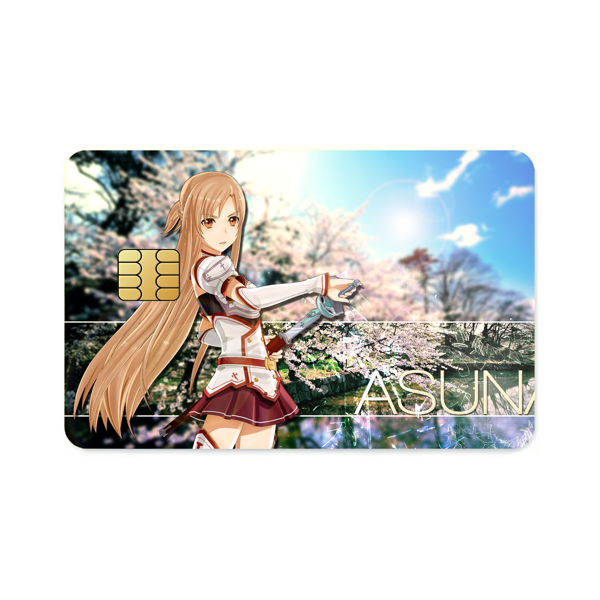 Sword Art Online(Asuna Yuuki) Credit Card Skins (4-in-1 Pack)