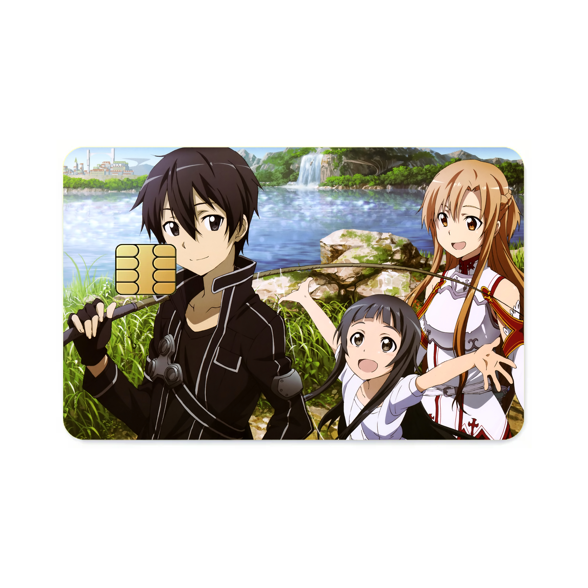 Sword Art Online Asuna Yuuki, Yui Credit Card Skins (4-in-1 Pack)
