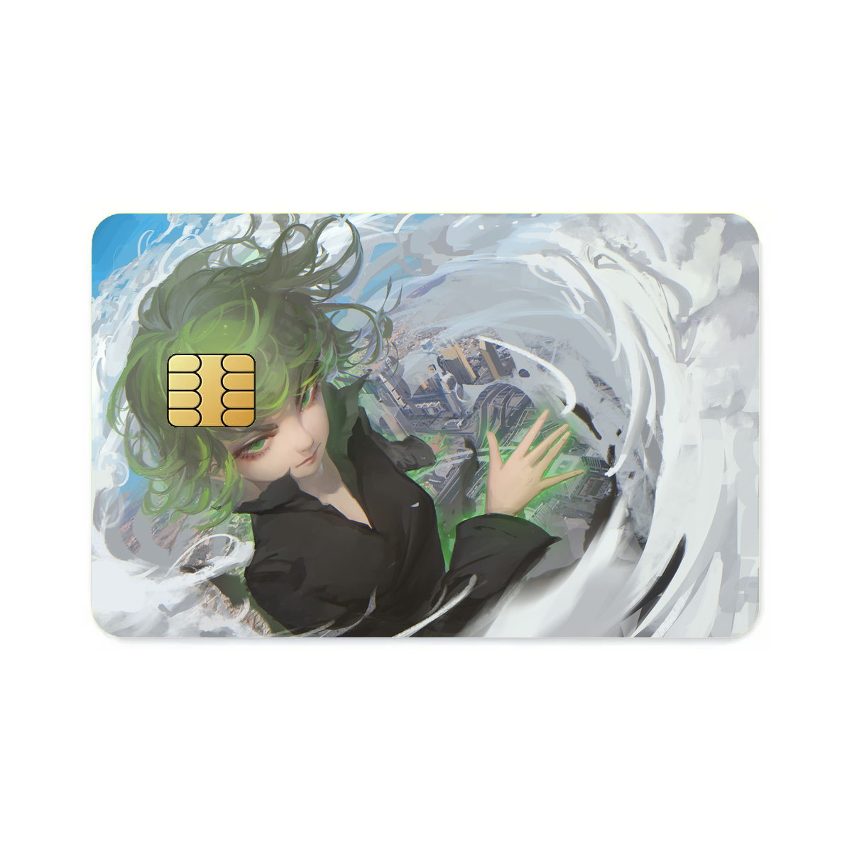 Tatsumaki Credit Card Skins (4-in-1 Pack)