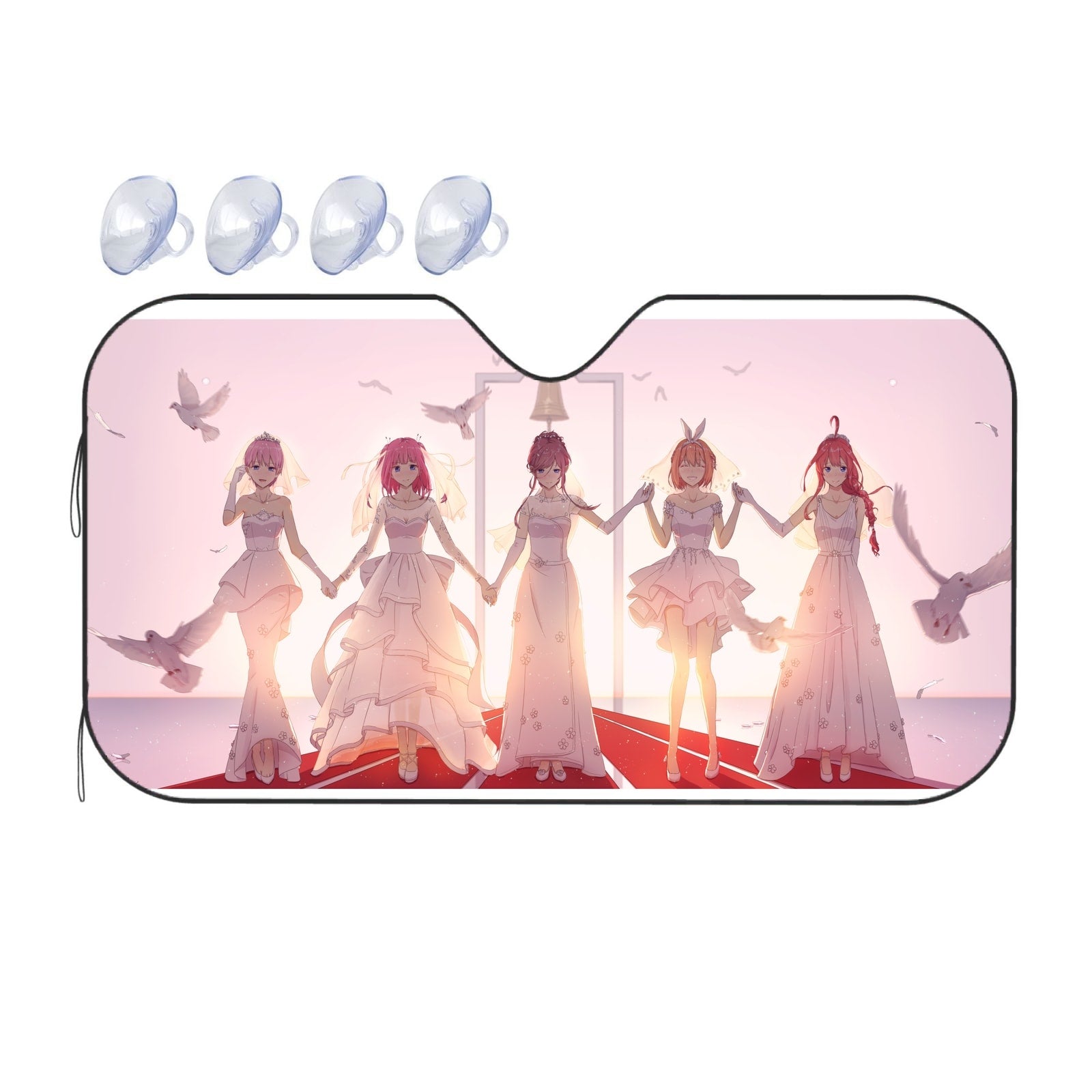 The Quintessential Quintuplets Car Sunshade